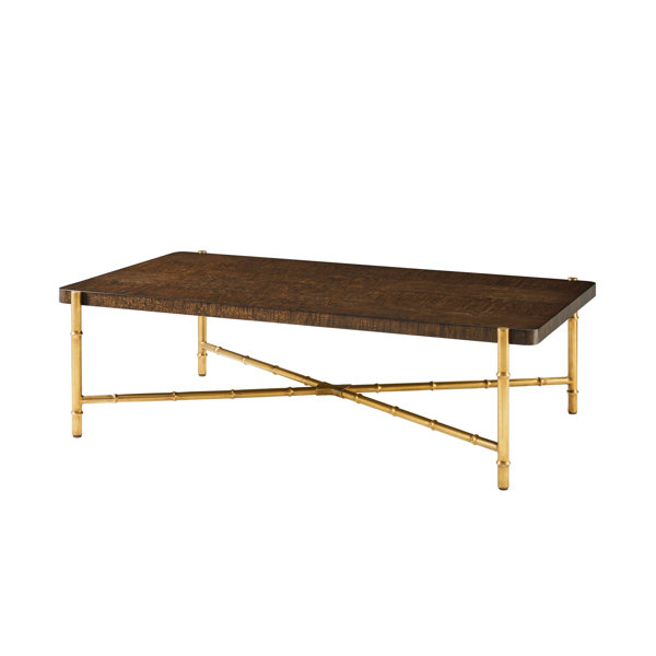 Theodore Alexander Kesden Cross Legs Coffee Table | Wayfair